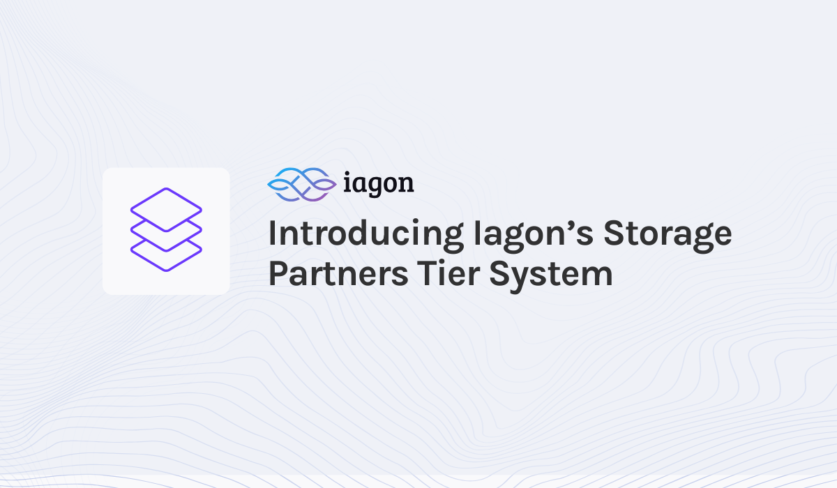 Introducing Iagon’s Storage Partners Tier System